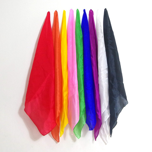 Silk for magic 45x45cm multicolor,Beginner Magic Trick